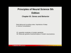 Principles of Neural Science 5th Edition Chapter 3 Genes and Behavior 9 ...