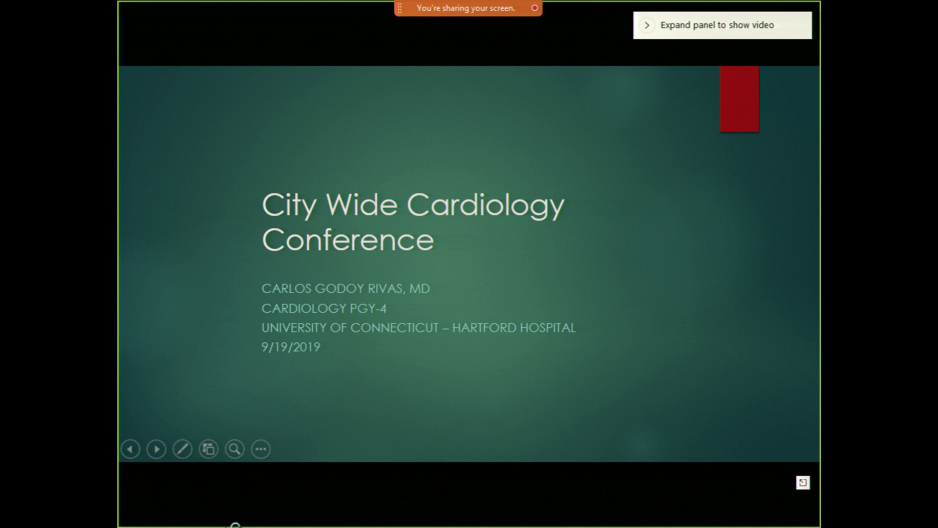 Citywide Cardiology: Case 2 presented by Carlos Godoy Rivas MD - 12/13/2019